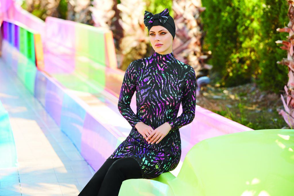 zwarte boerkini - Elif Boutique